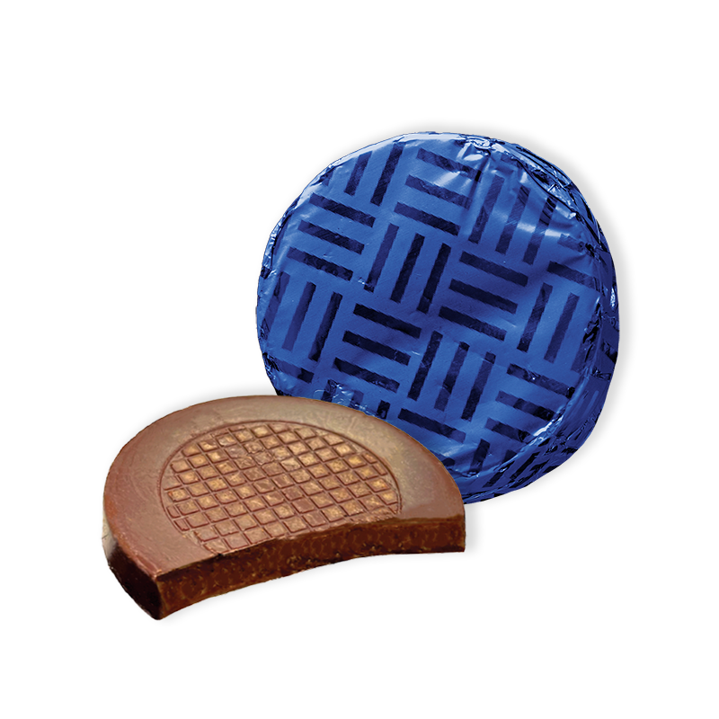 Blue Foil Wrapped Milk Chocolate Discs | Smooth & Creamy UK Chocolates ...