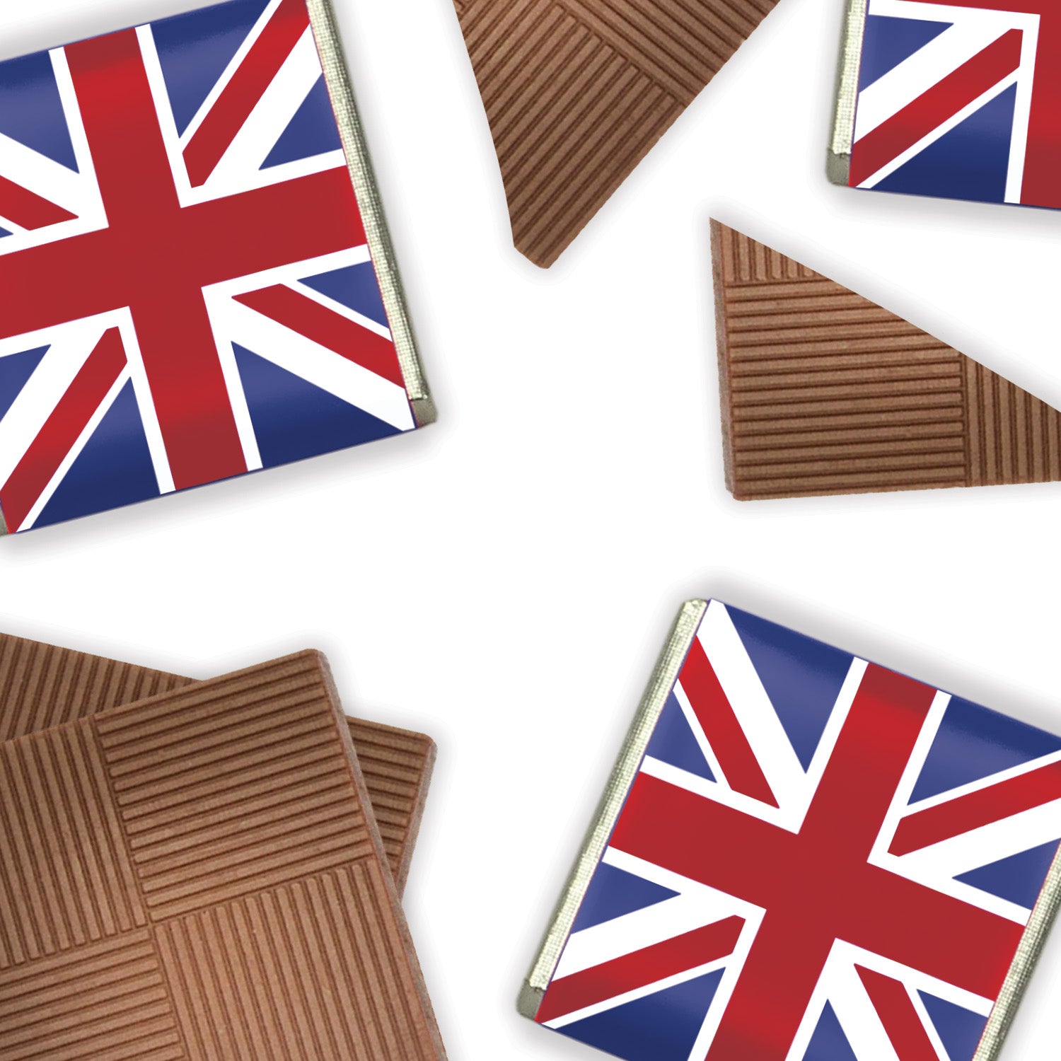 Milk Chocolate 'Union Jack' Neapolitans | Celebratory UK Chocolates ...