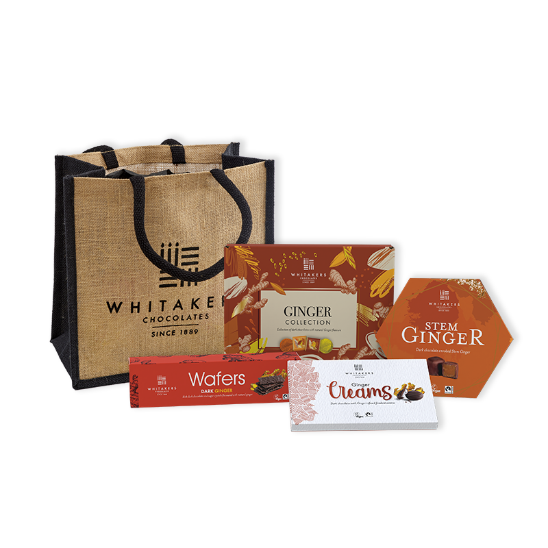 Luxury Ginger Chocolate Hamper: Eco-Friendly Gifts | Whitakers ...