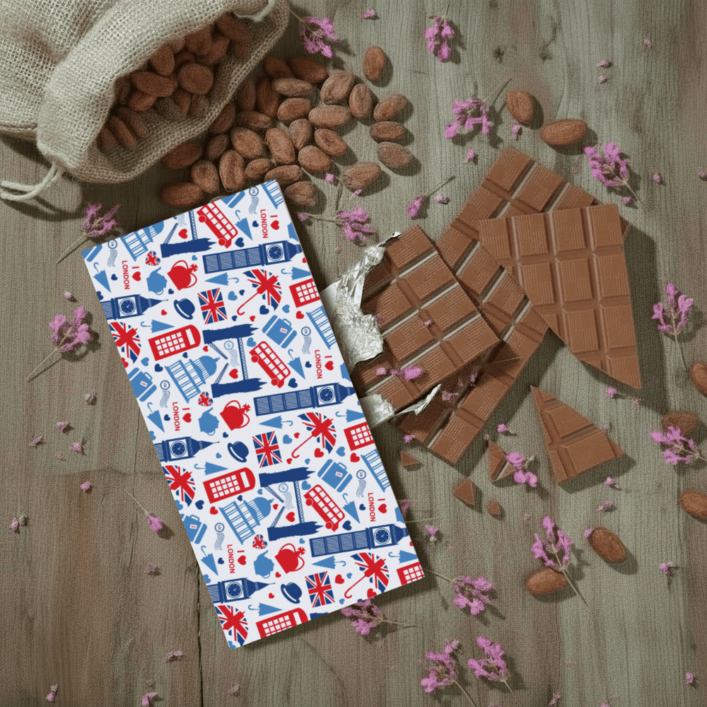 London Themed Milk Chocolate Bar - Perfect Souvenir | Whitakers ...